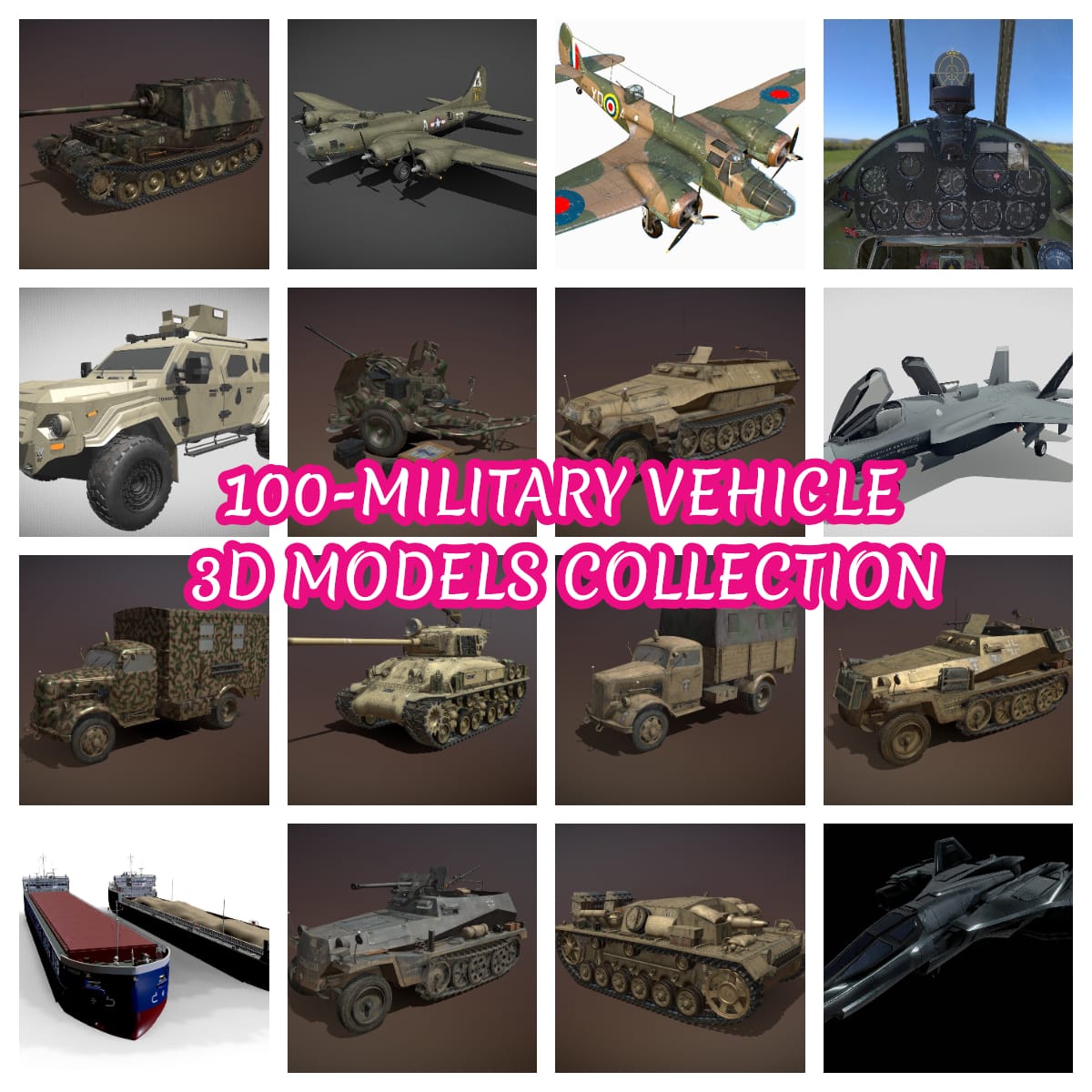 3D Model Marketplace | Royalty-Free 3D Models | deep3dsea