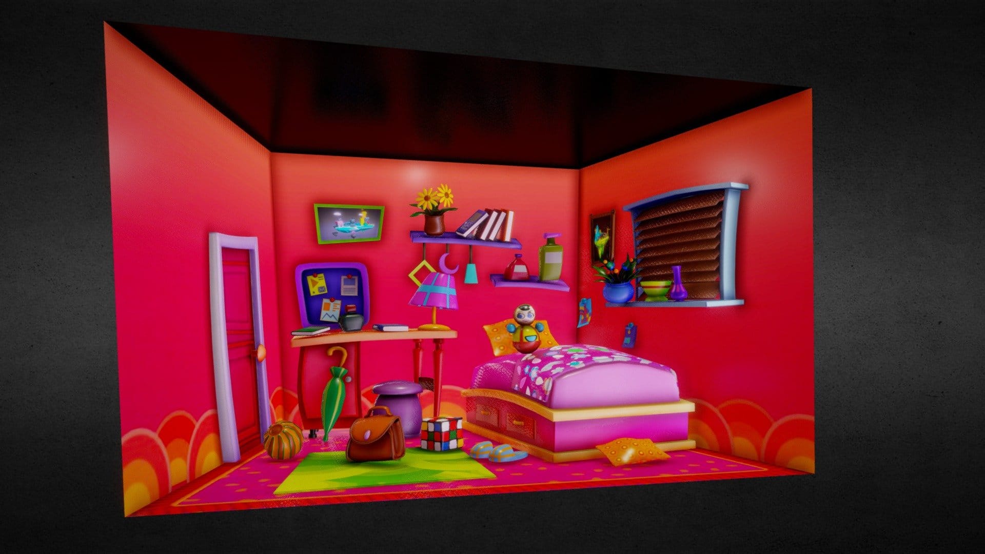 Bed Room Baybe Girl - deep3dsea