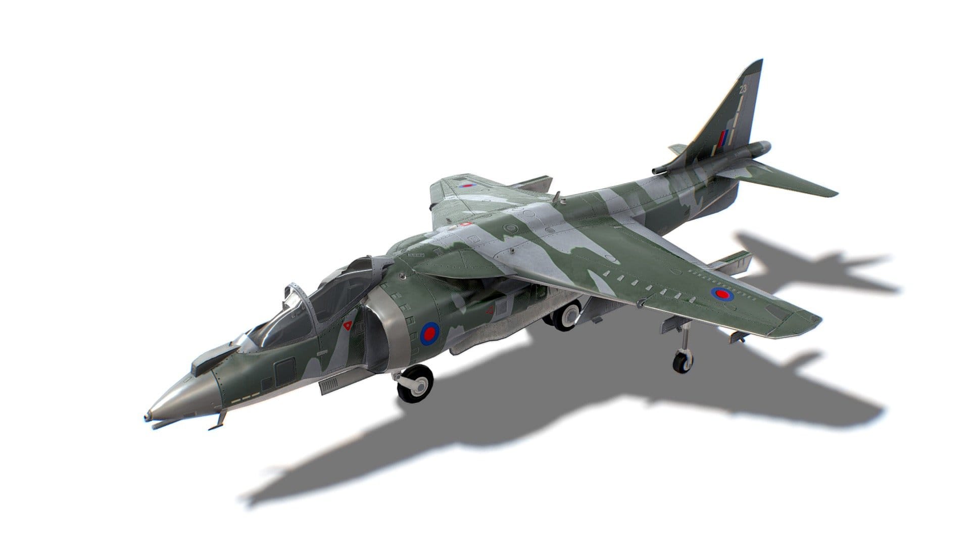 Harrier II Jet Fighter Aircraft - deep3dsea