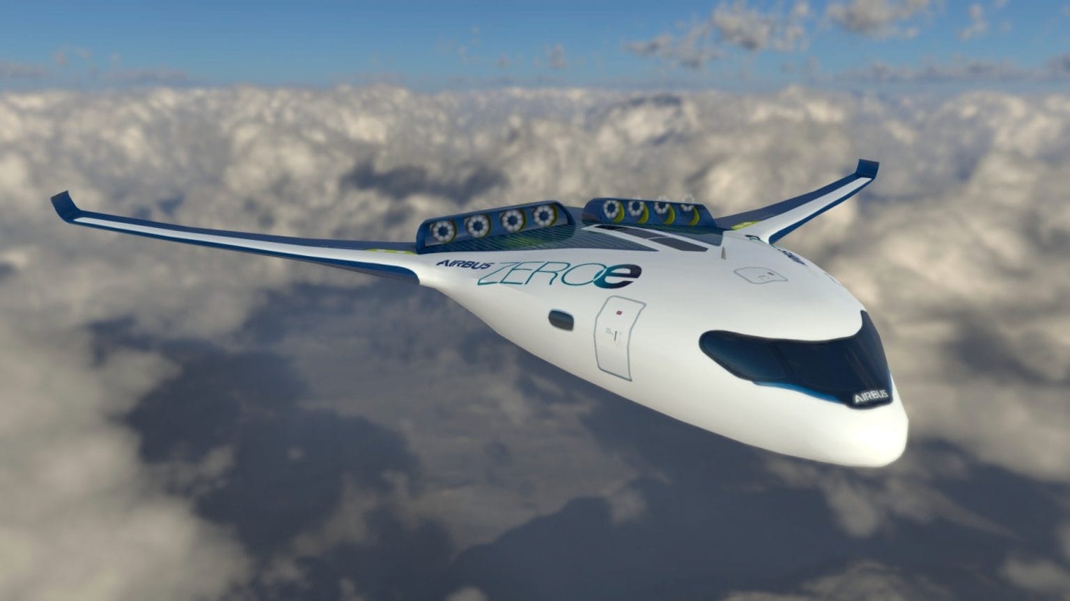 Airbus ZeroE Hydrogen Blended-Wing - deep3dsea