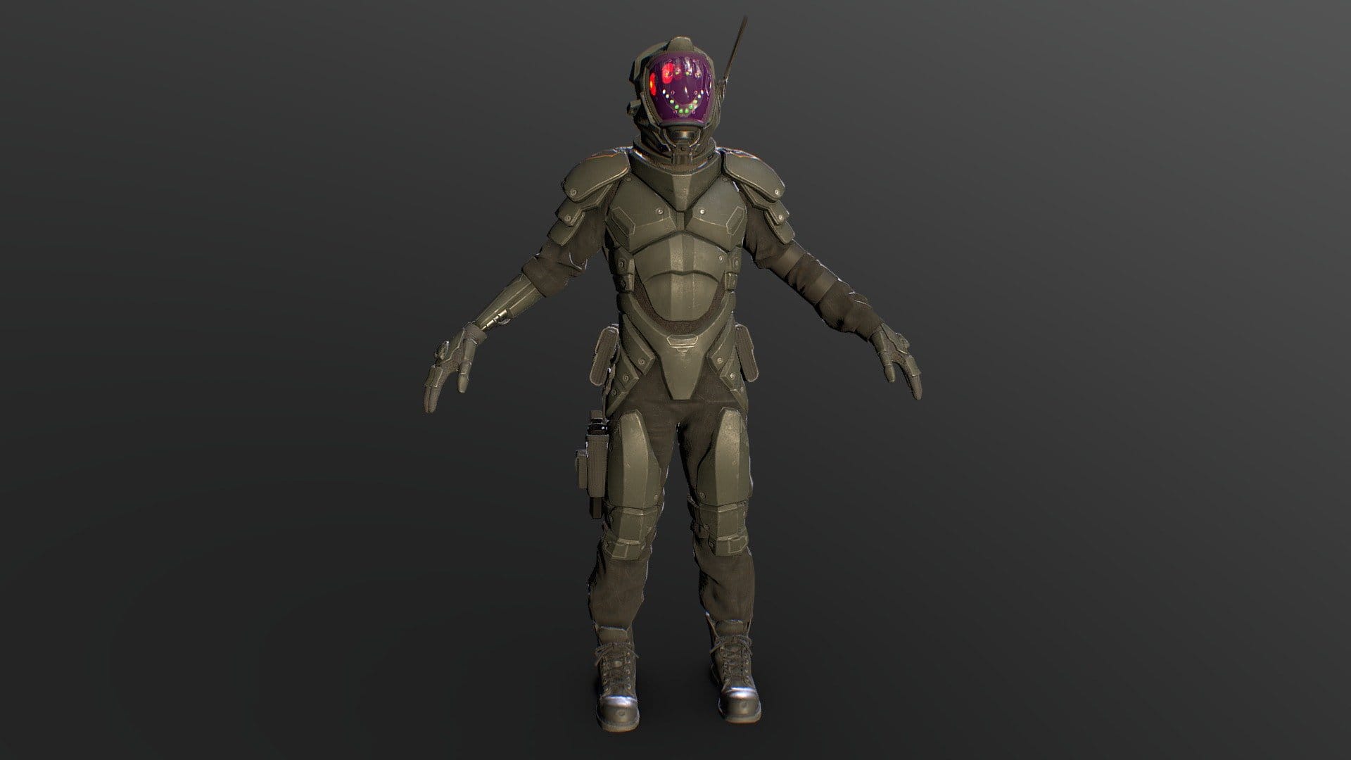 Android Soldier - deep3dsea