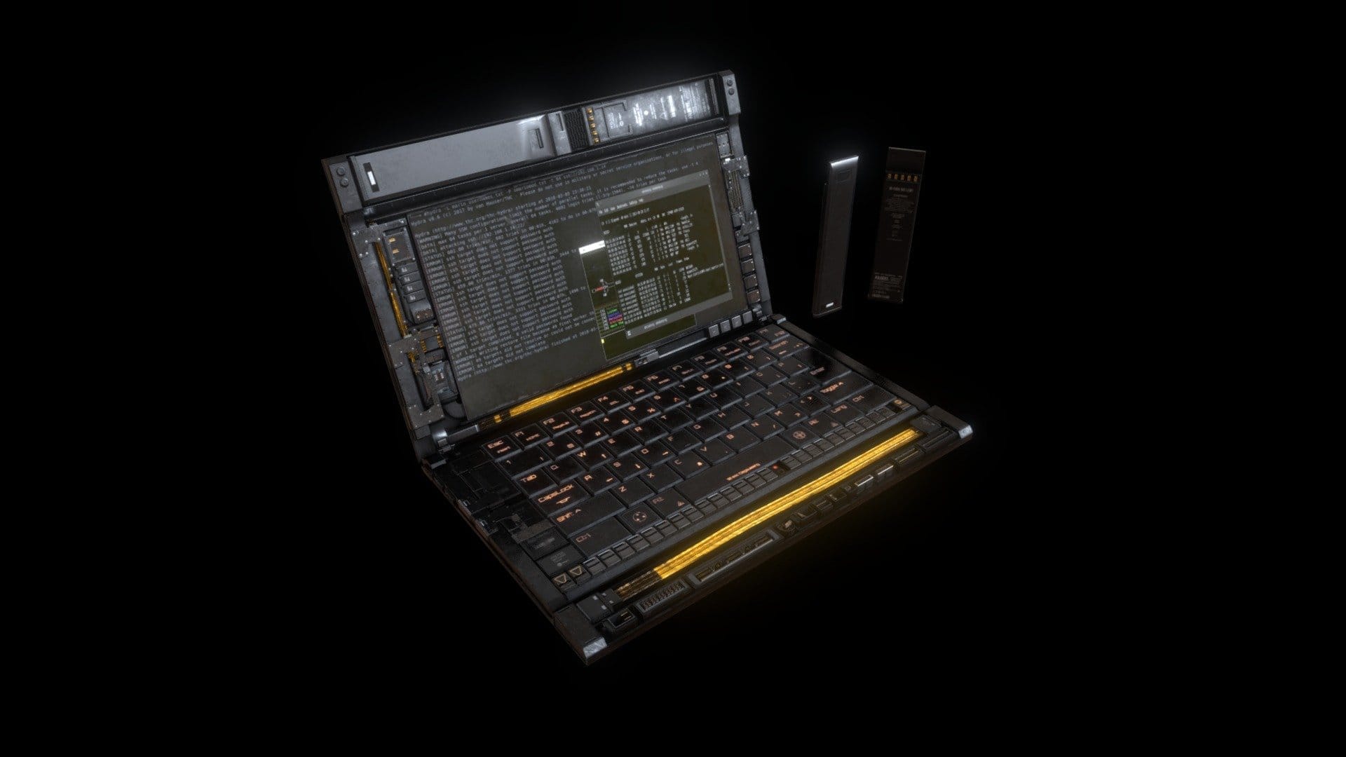 Cyberpunk Laptop Concept - deep3dsea