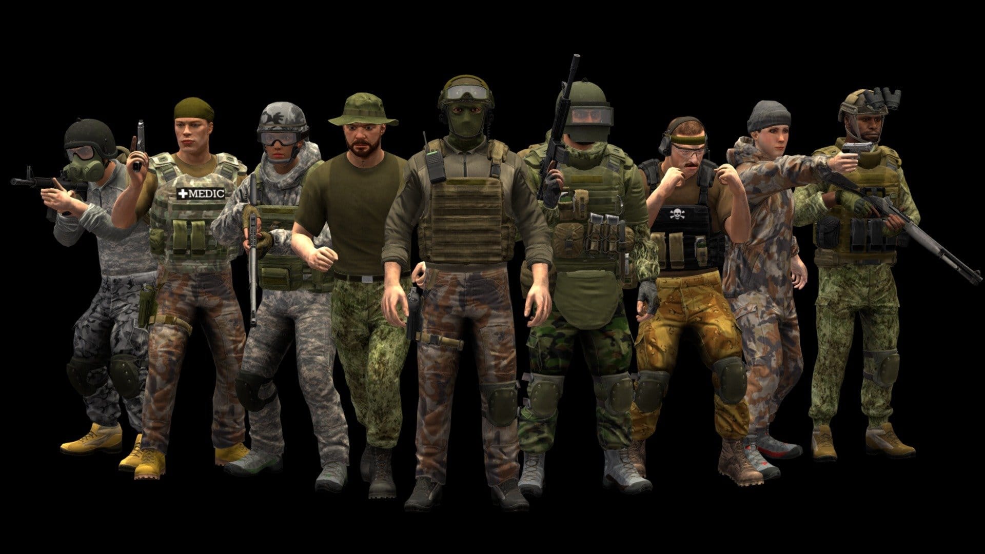 Modular Military Character 2 - deep3dsea