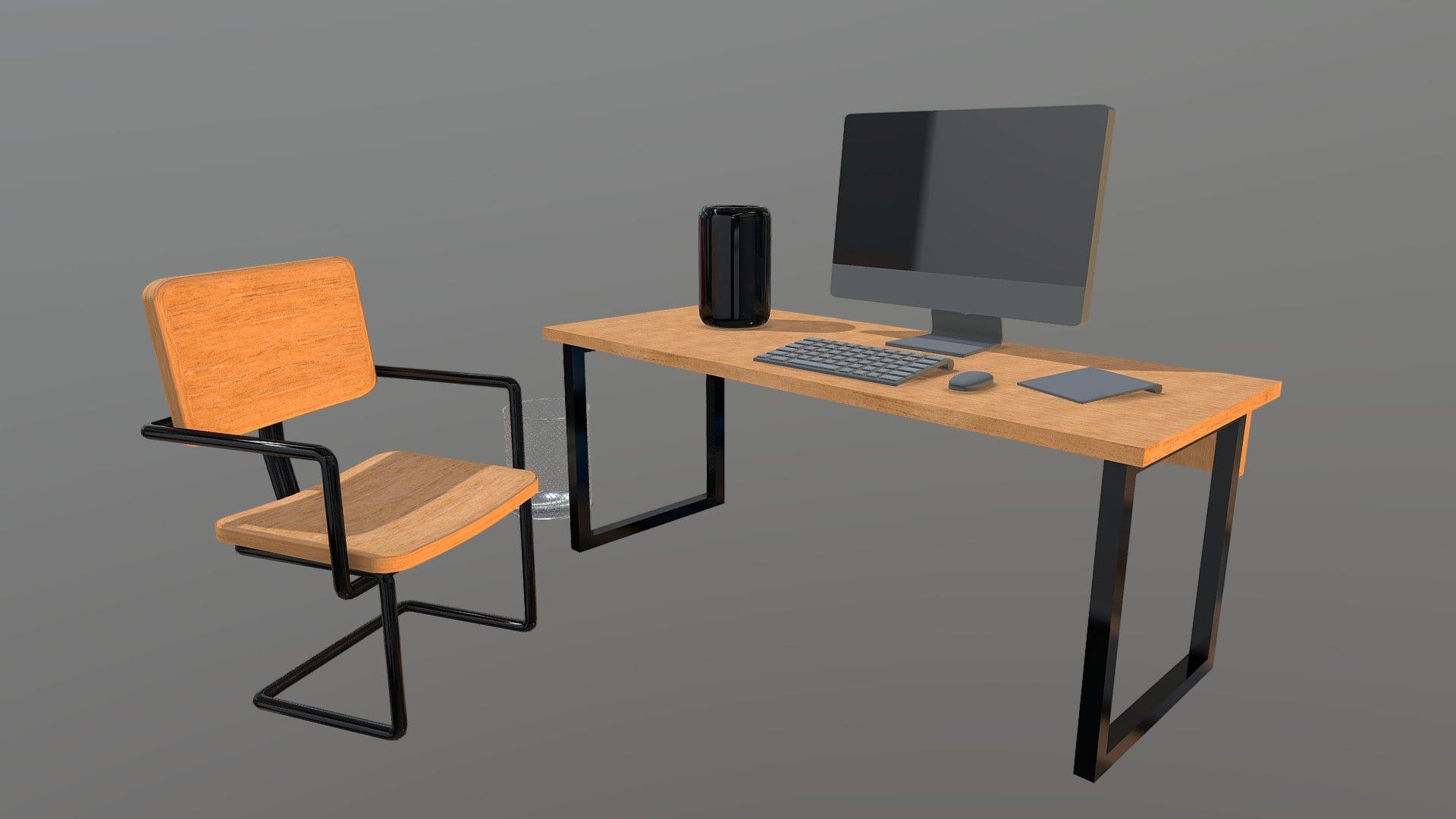 Office Computer Desk SET Desktop Industrial - deep3dsea