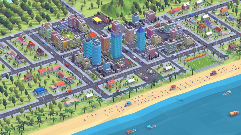 Polygonia Low Poly City Pack - deep3dsea