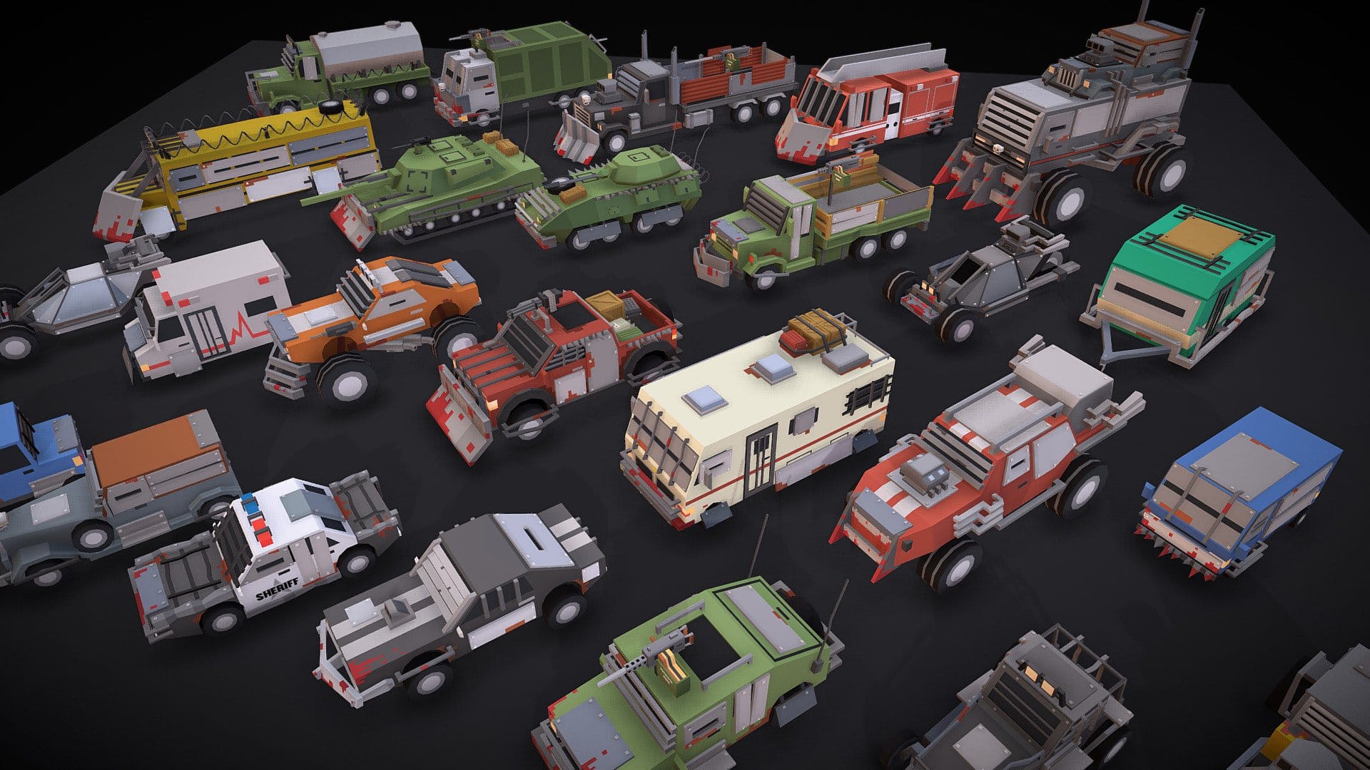 Simple Apocalypse - Vehicles - deep3dsea