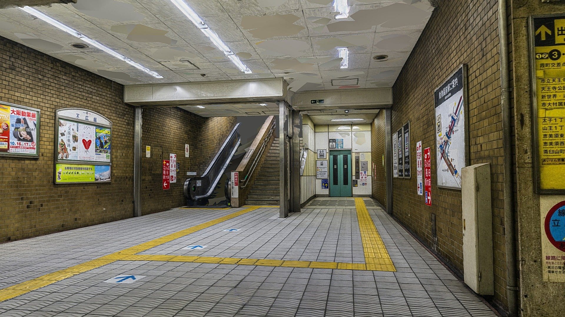 Subway station scan - deep3dsea