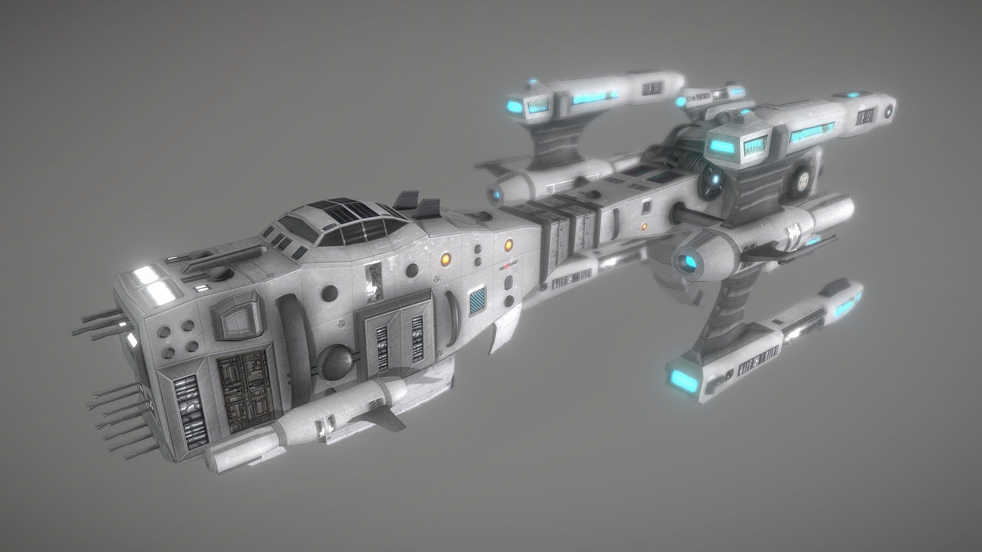 Transportation Spaceship - deep3dsea