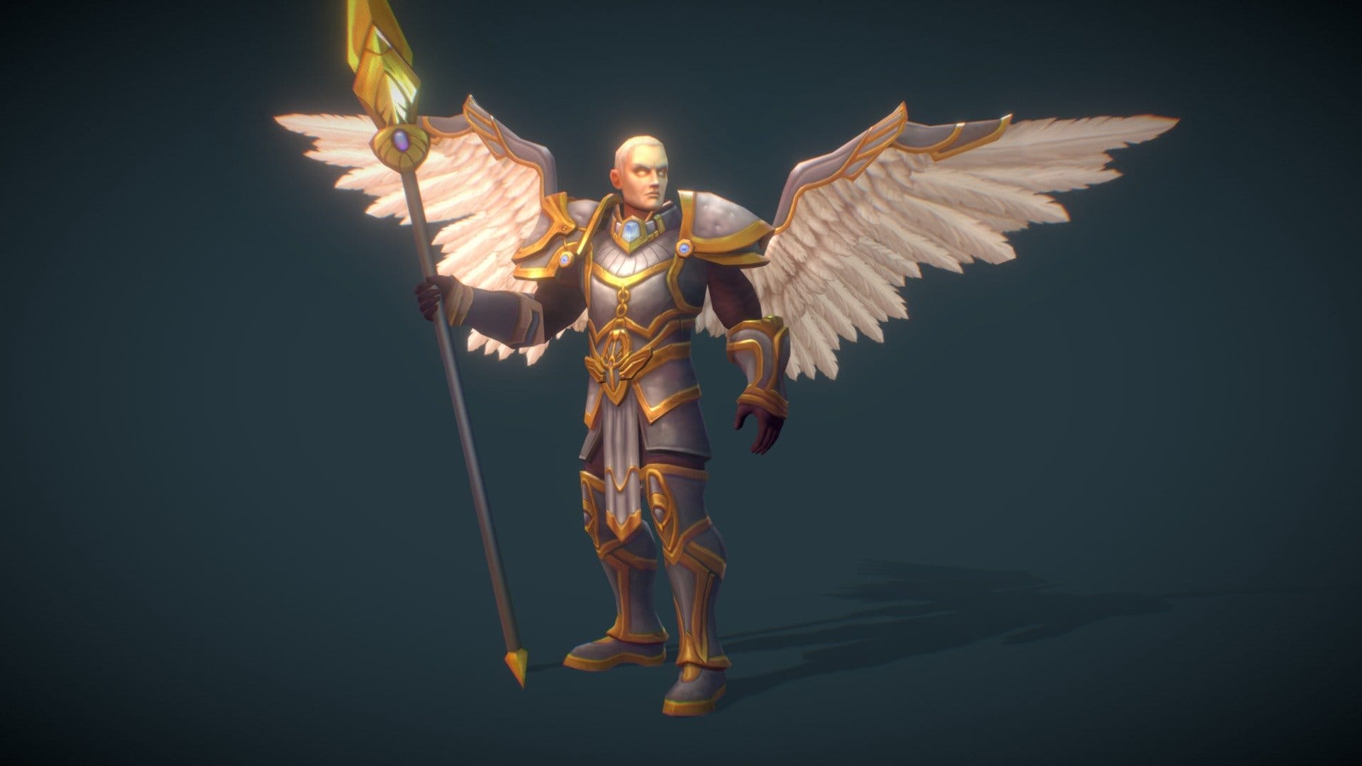 Angelic Warrior Male - deep3dsea