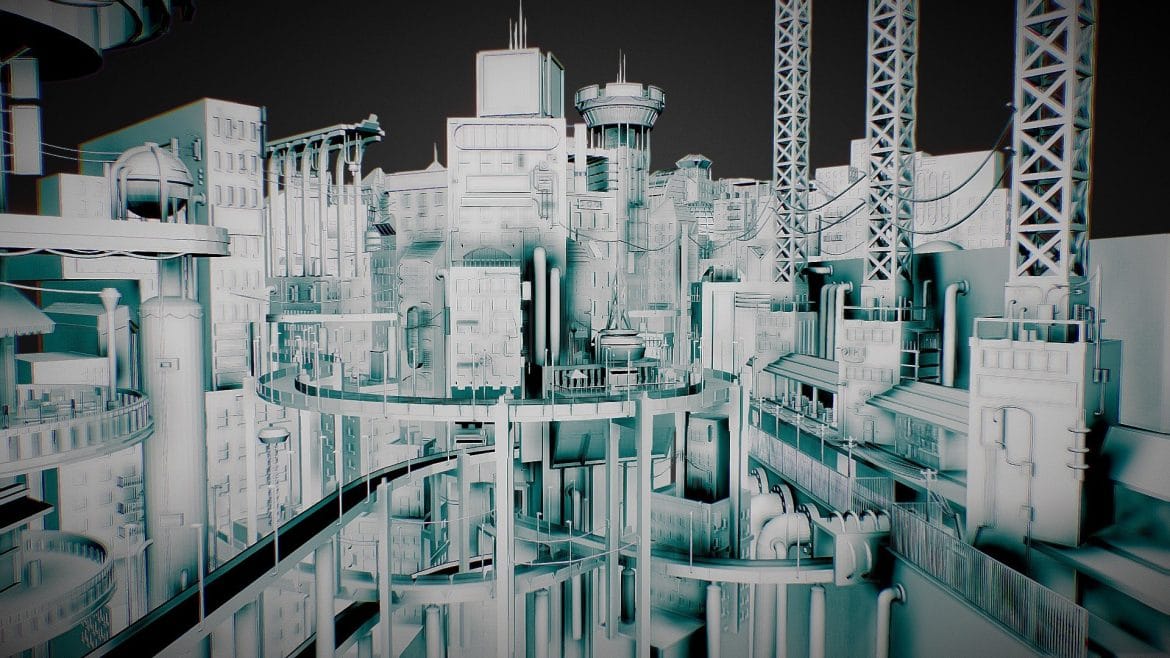 Cyberpunk City (old project) - deep3dsea