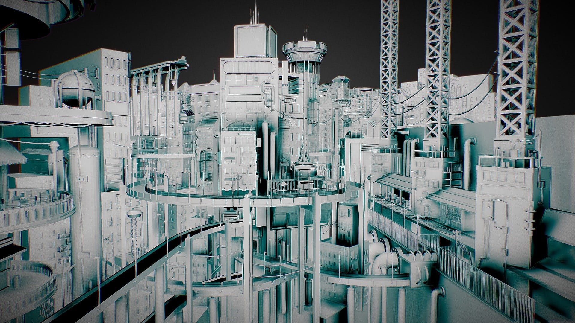 Cyberpunk City (old project) - deep3dsea