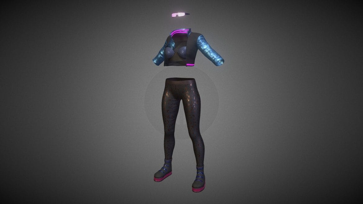 Cyberpunk - The Street Girl C - deep3dsea