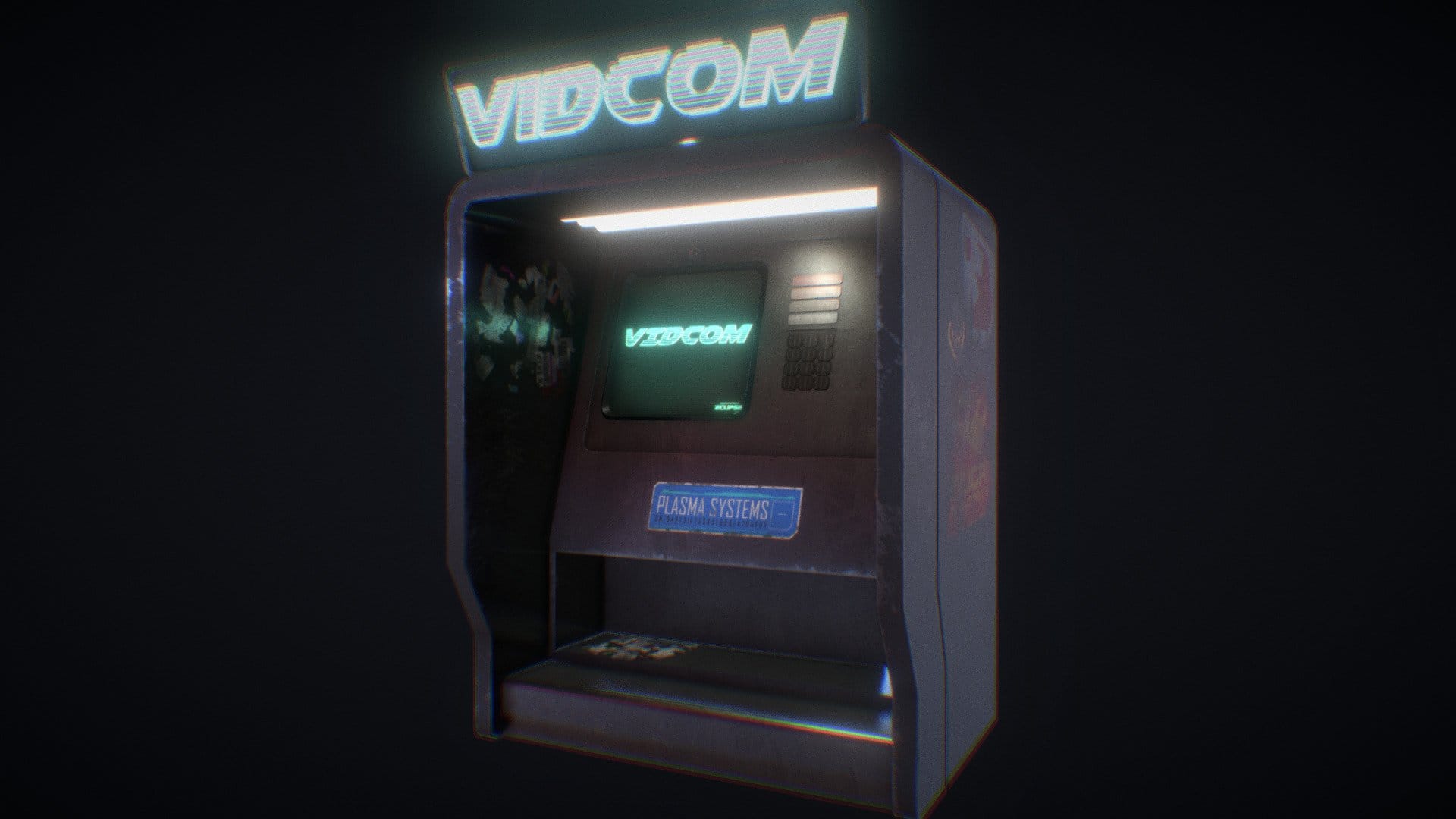 Download Game Ready: Cyberpunk VidCom 3D Model | deep3dsea