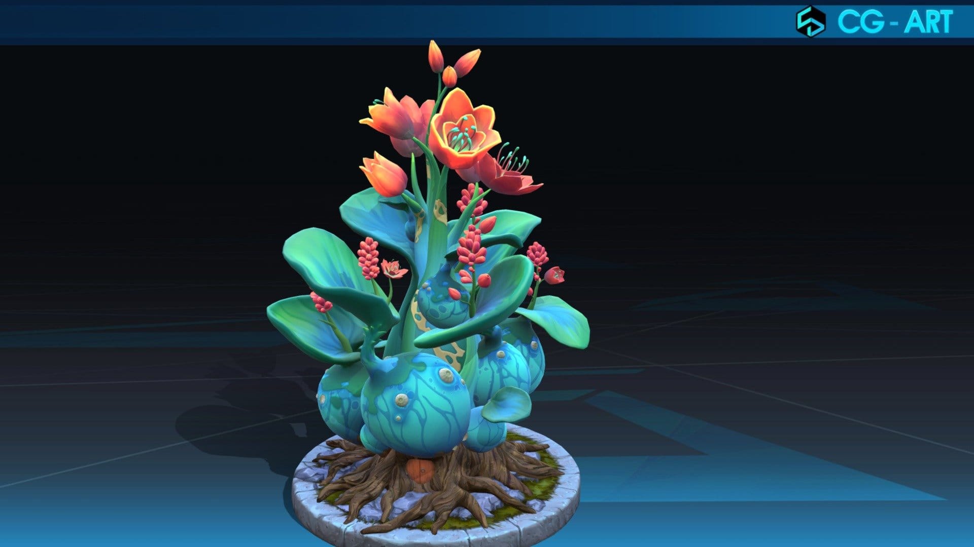 Hand paint Flower - deep3dsea