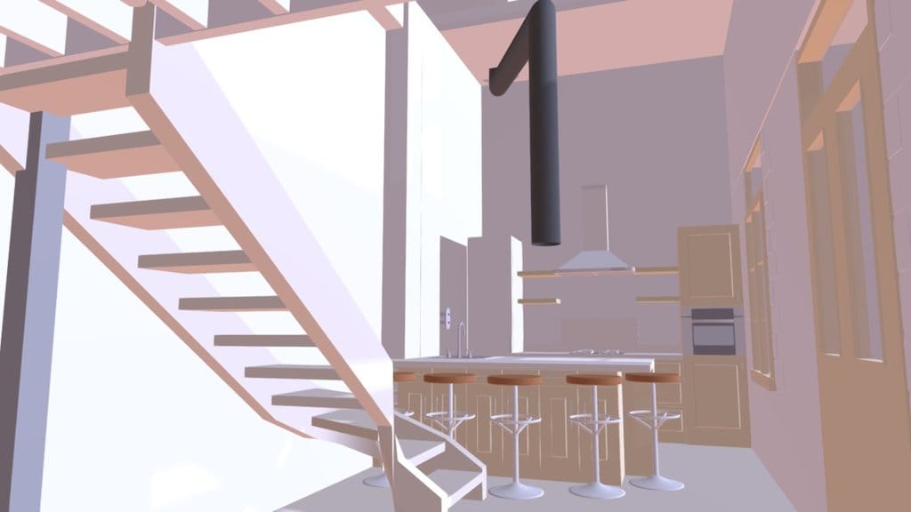 LISS-e Kitchen LightPipe Installation - deep3dsea