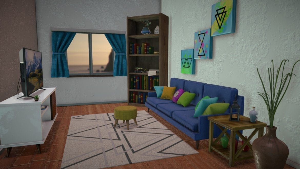 Living Room Set - deep3dsea