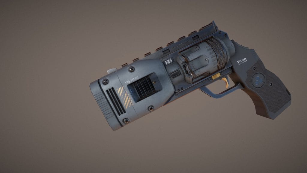 Plasma Revolver - Animated - deep3dsea