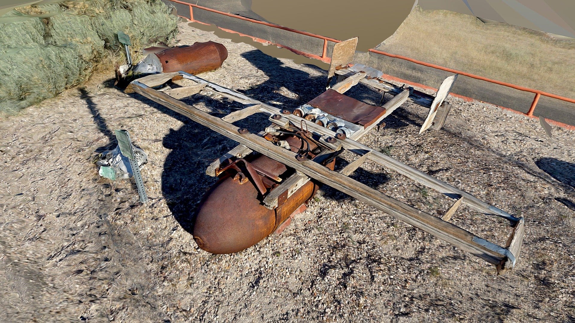 Radio Guided 2000lb Test Bomb with Rockets - deep3dsea