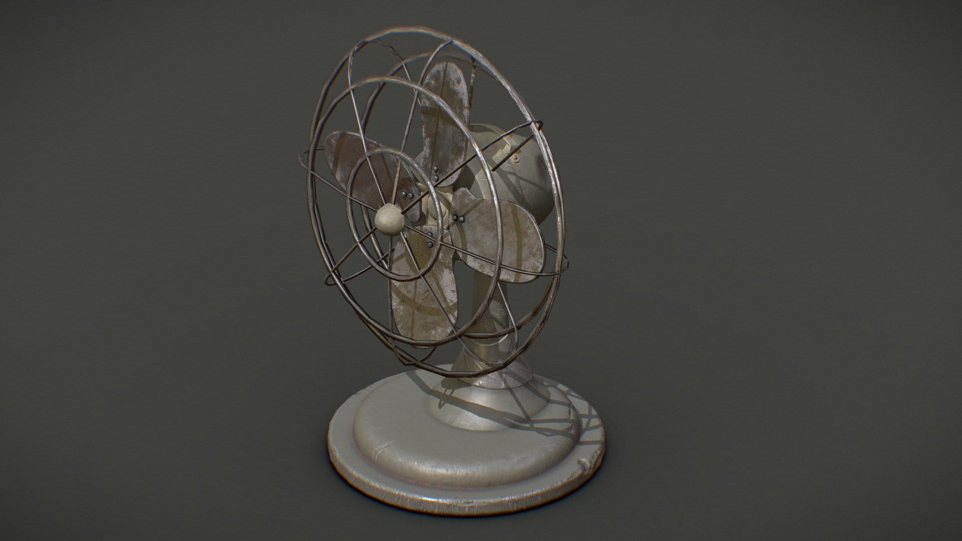 Download WW2 desk fan 3D Model | deep3dsea
