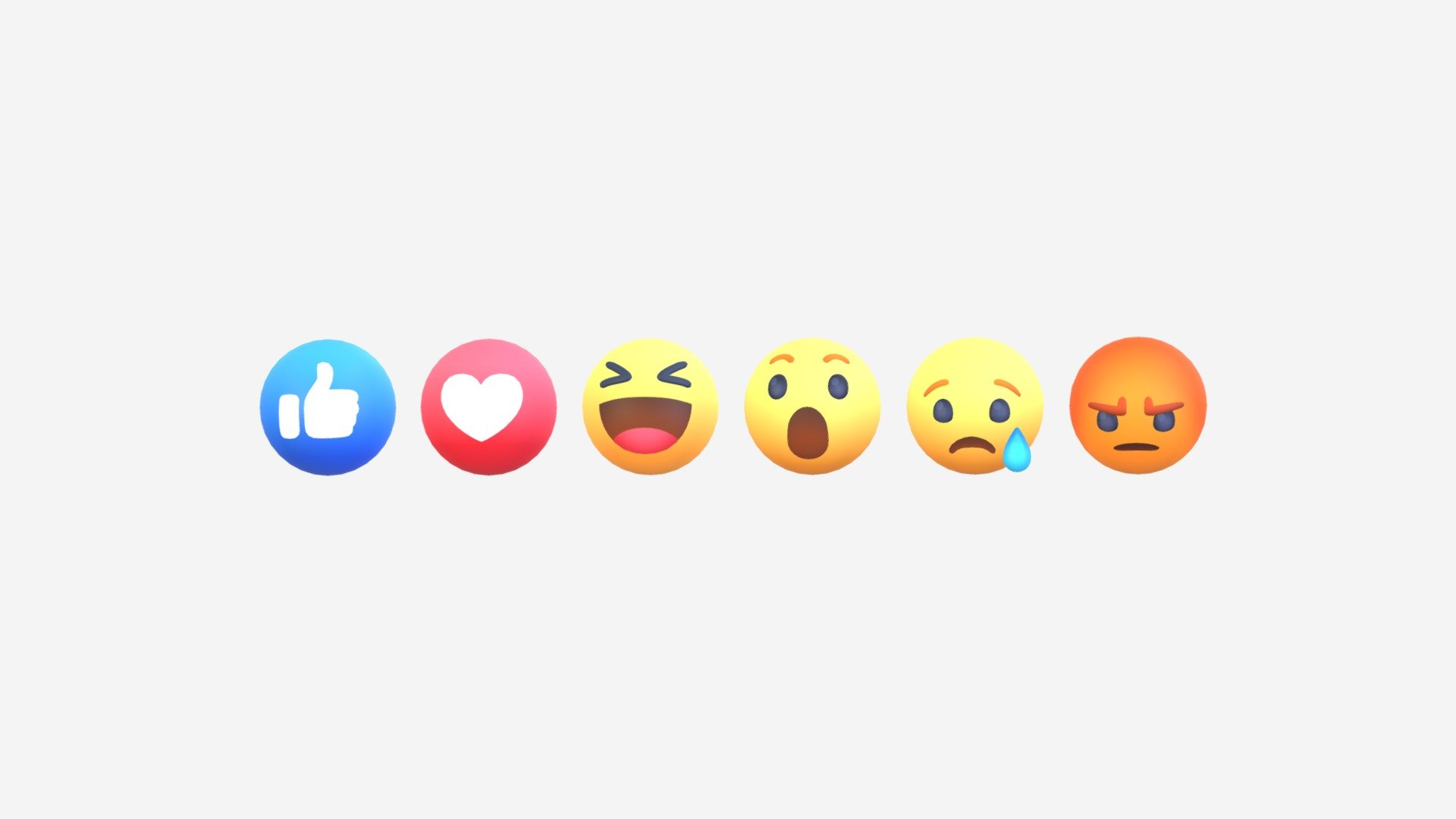 Animated Facebook Reaction Button Pack Deep3dsea
