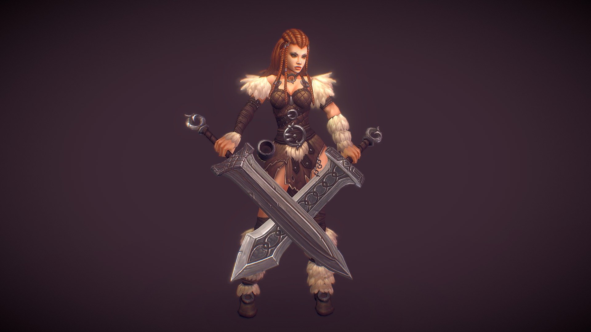 Barbarian Girl - deep3dsea