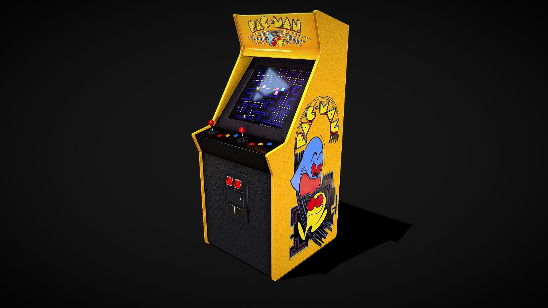 Classic Arcade Game Machine - deep3dsea