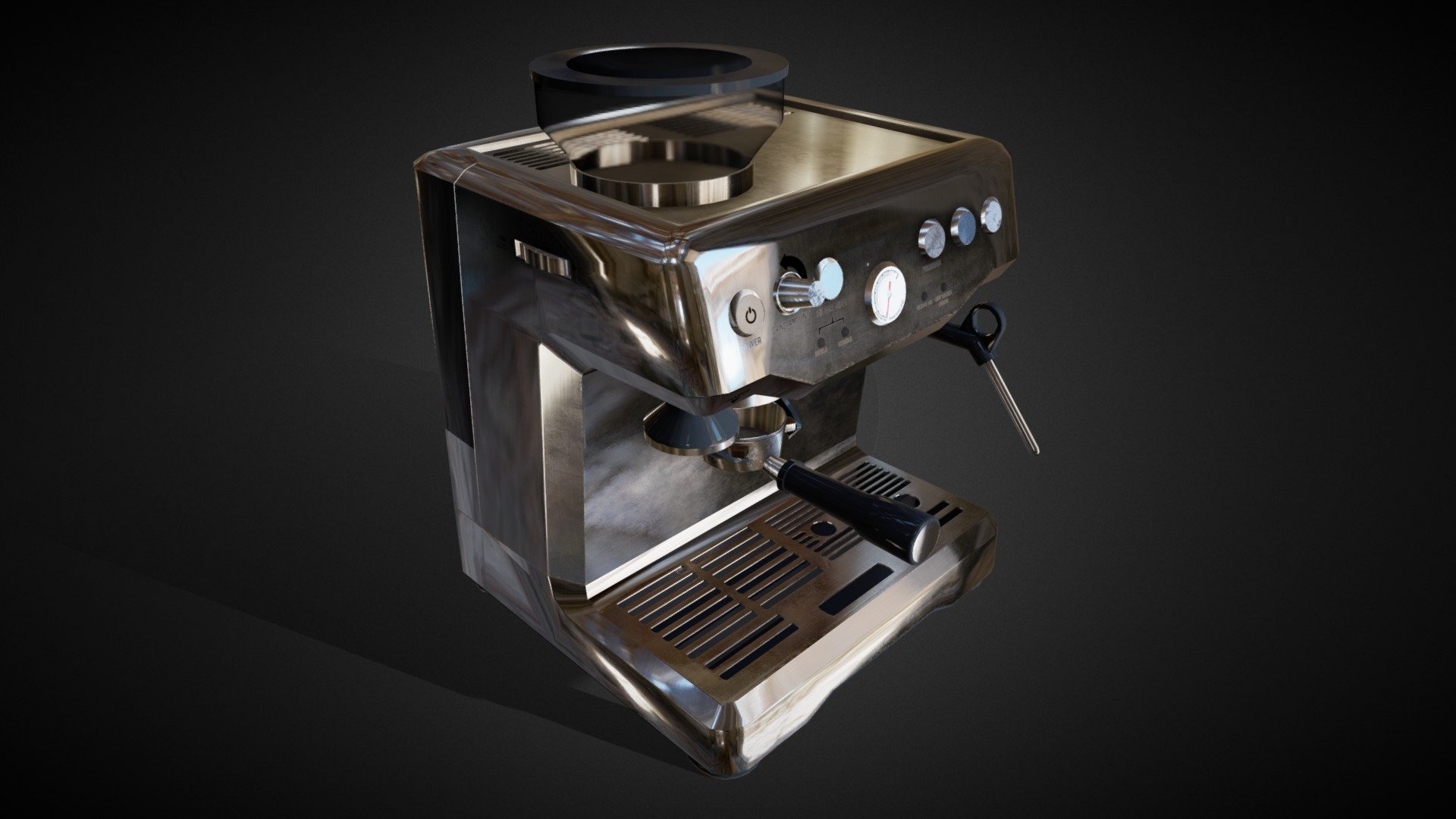 Coffee Machine - Low Poly - deep3dsea