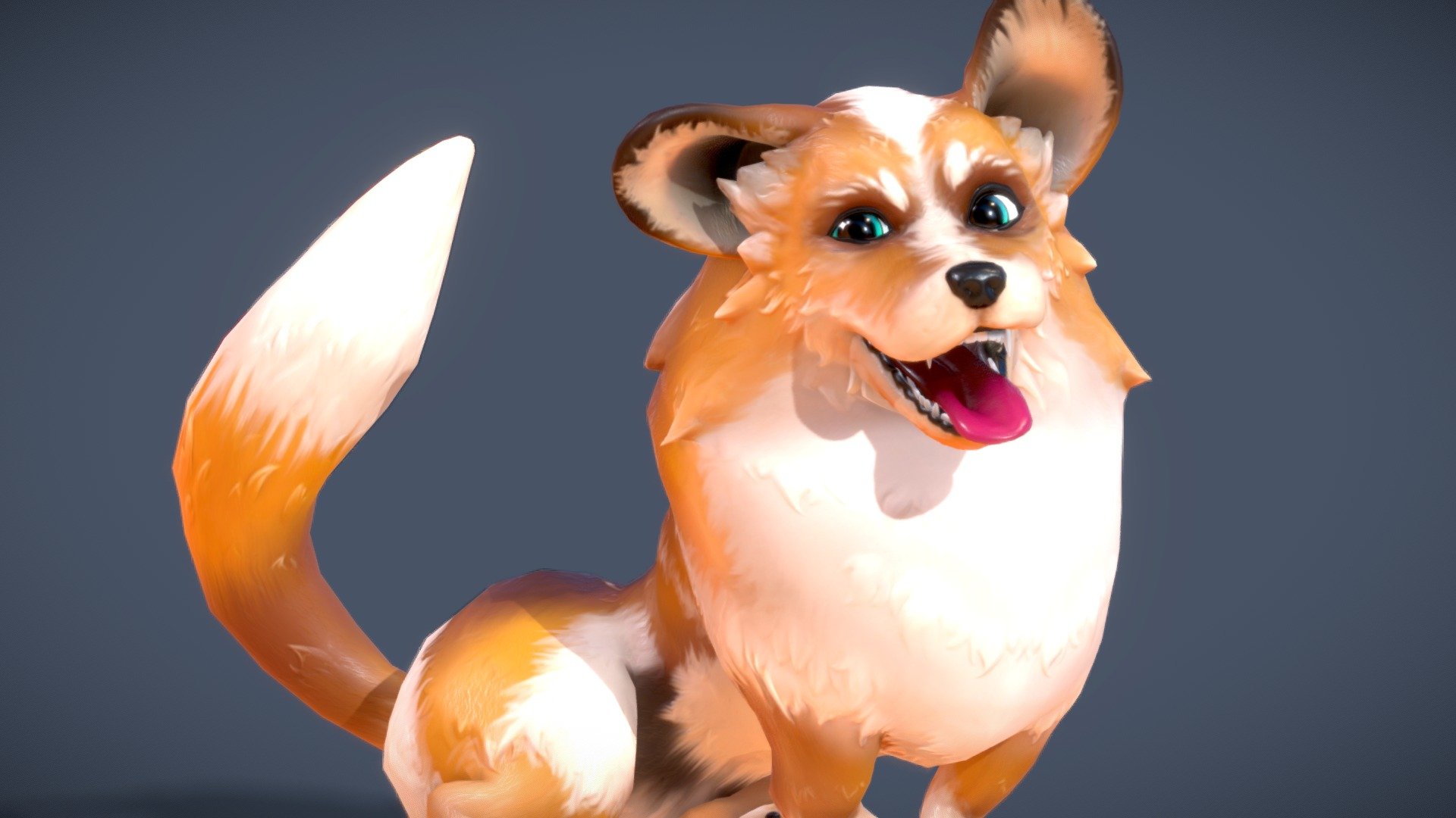 Corgi Animated - deep3dsea