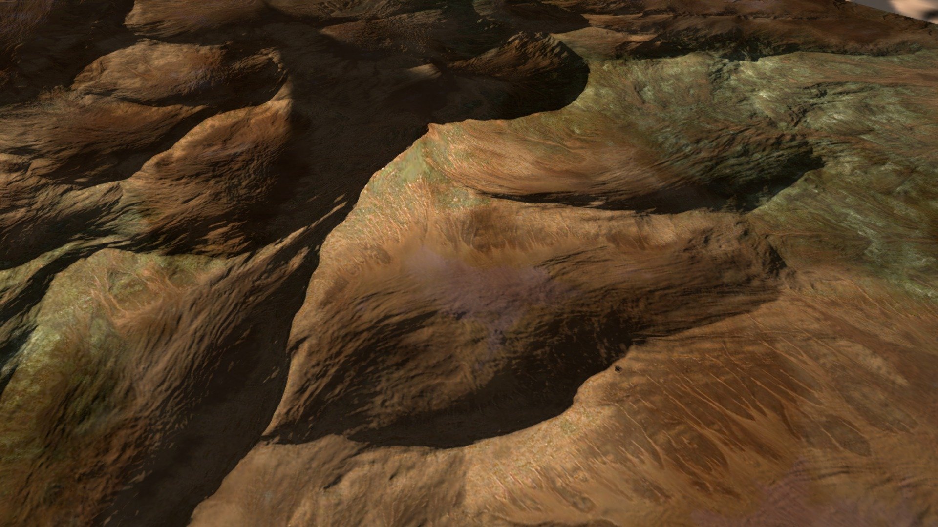Desert Terrain Erosion - deep3dsea