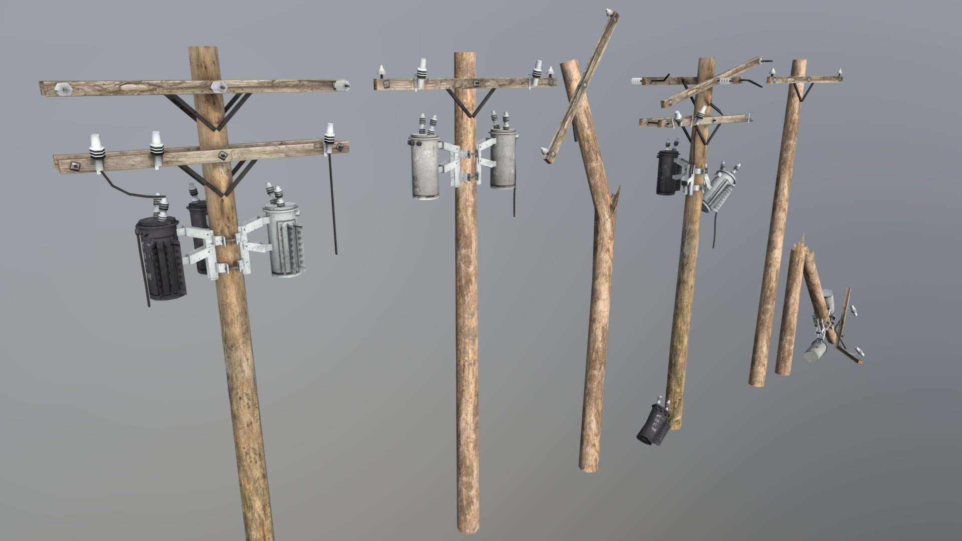 Electricity Pole - deep3dsea