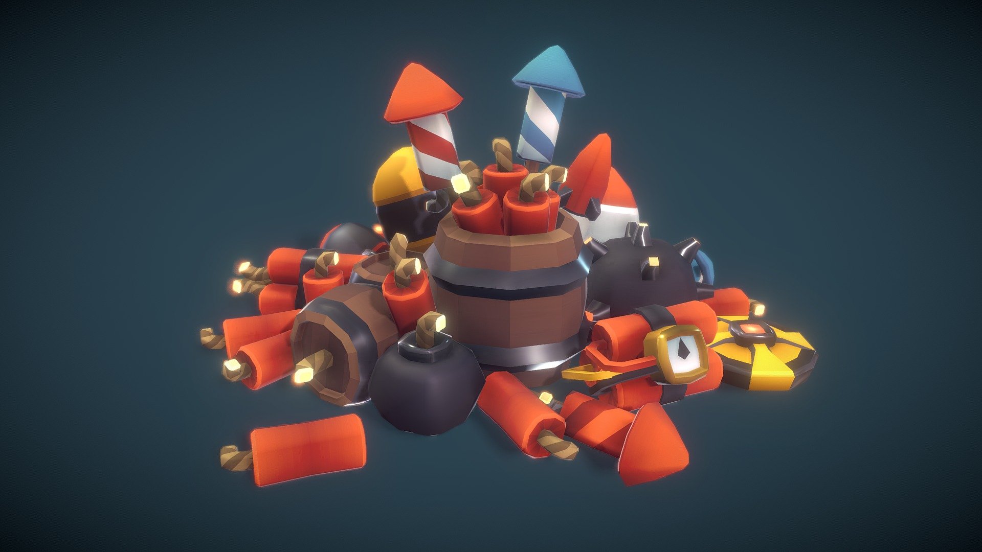 Explosives Set - Proto Series - deep3dsea