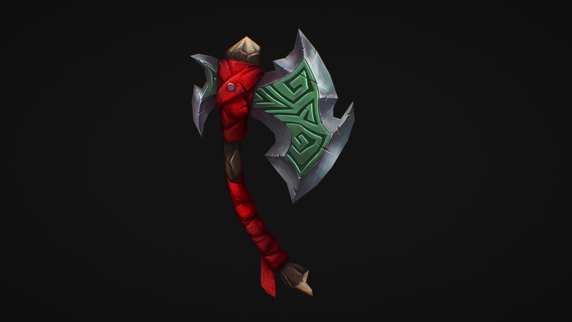 Hand_Painted_Axe - deep3dsea