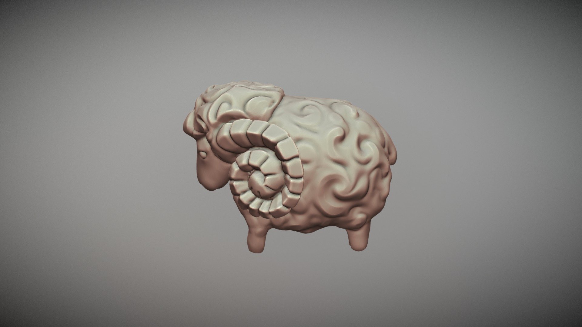 Lamb toy - deep3dsea