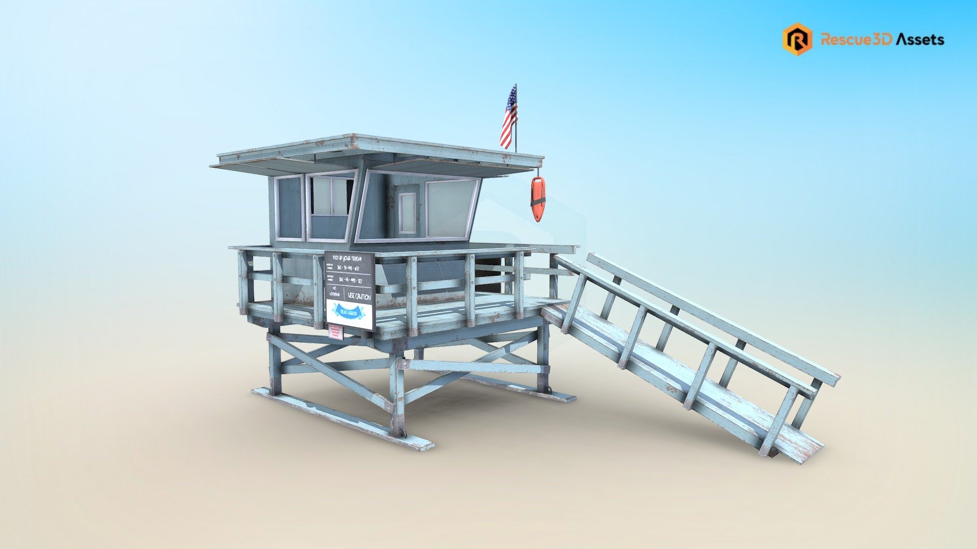 Lifeguard Station - deep3dsea