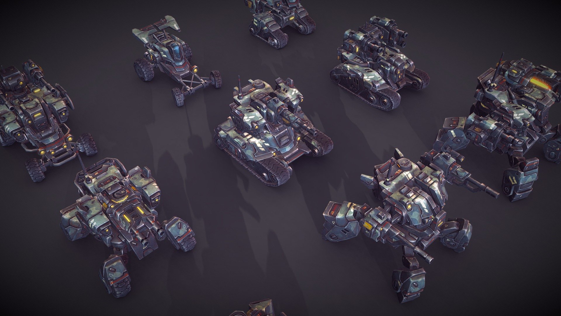 Mech Constructor: Spiders and Tanks - deep3dsea