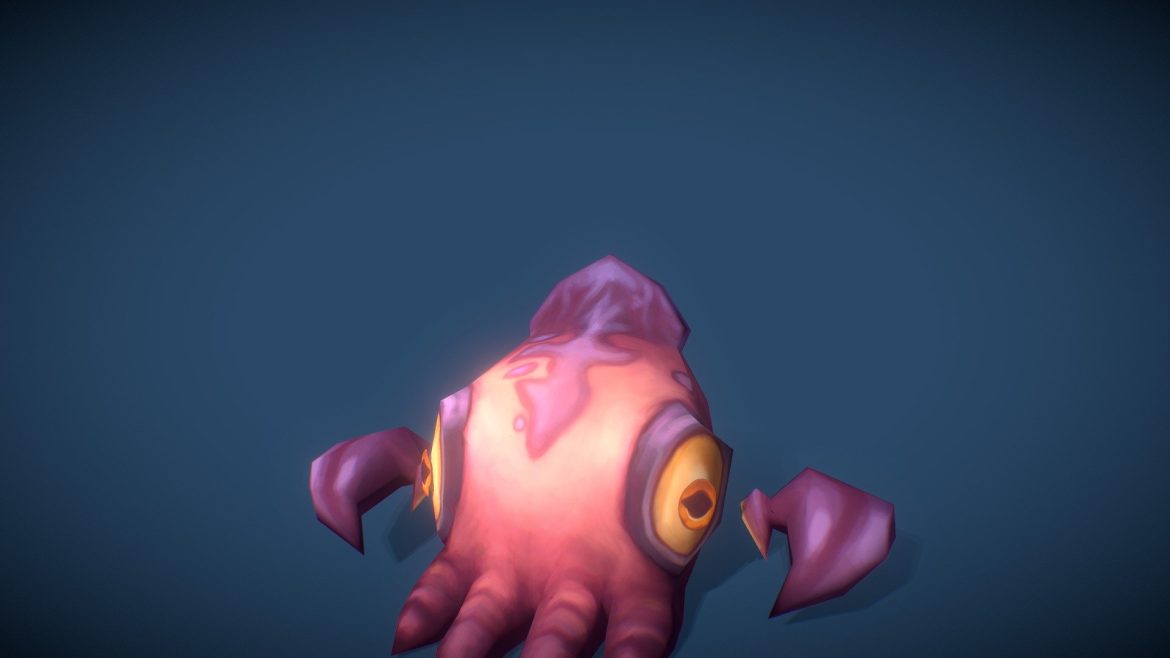 Download Micro Squid Dave 3D Model | Deep3DSea