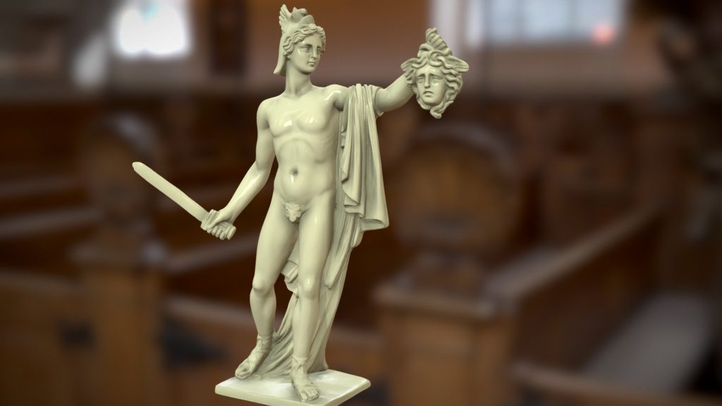 Perseus with Medusa - 3D PRINT READY HQ - deep3dsea