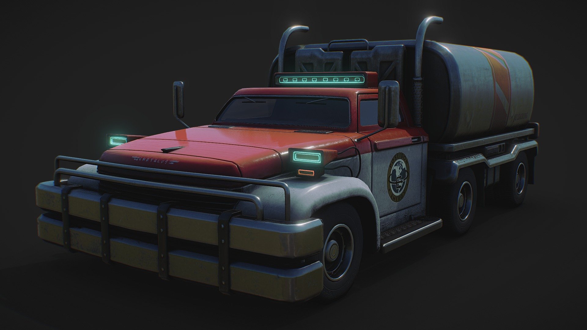 Prewar Fallout Fuel/Tank Truck - deep3dsea