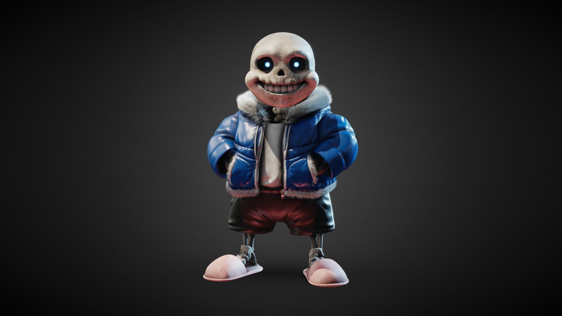 Sans - Undertale - deep3dsea