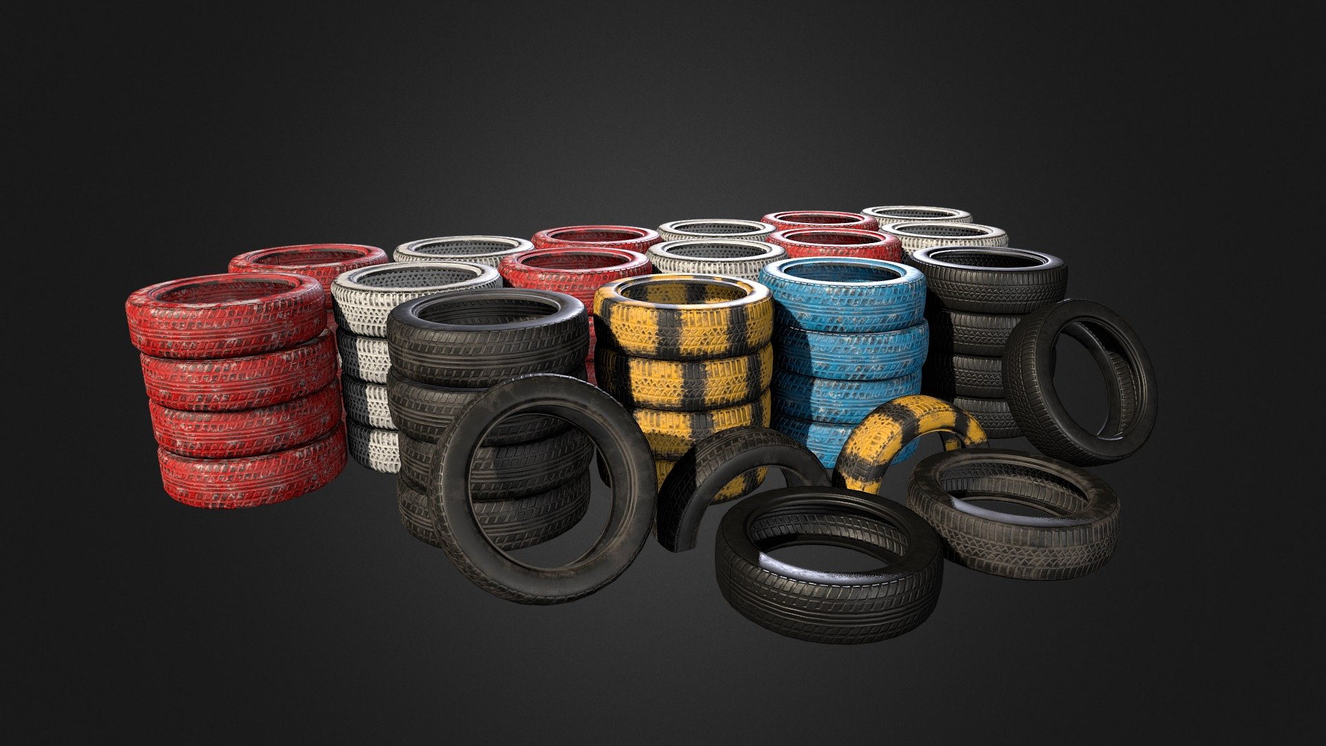 Tyre Stacks - deep3dsea