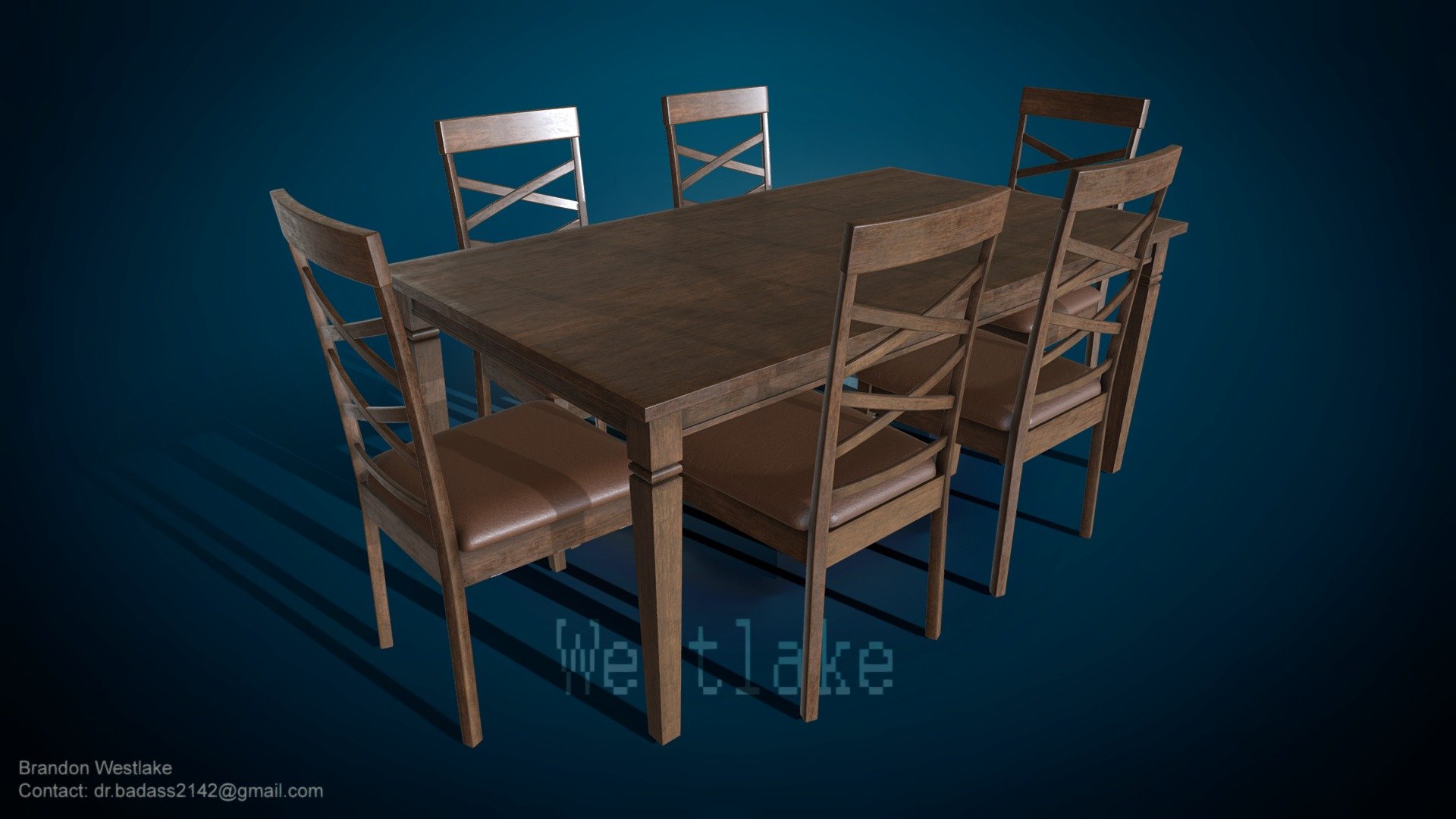Dining Table & Chair - deep3dsea