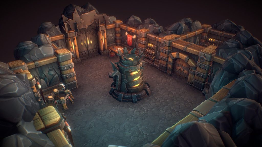 Orc Stronghold Starter Set - Hand Painted Series - deep3dsea