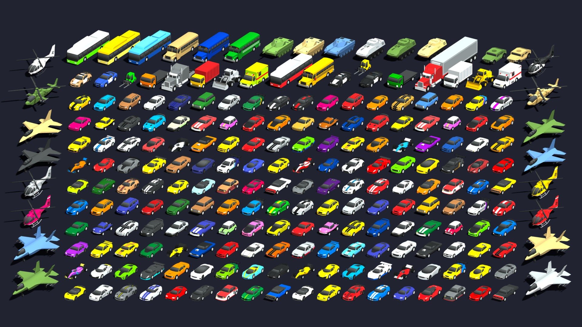 ARCADE: Ultimate Vehicles Pack - deep3dsea