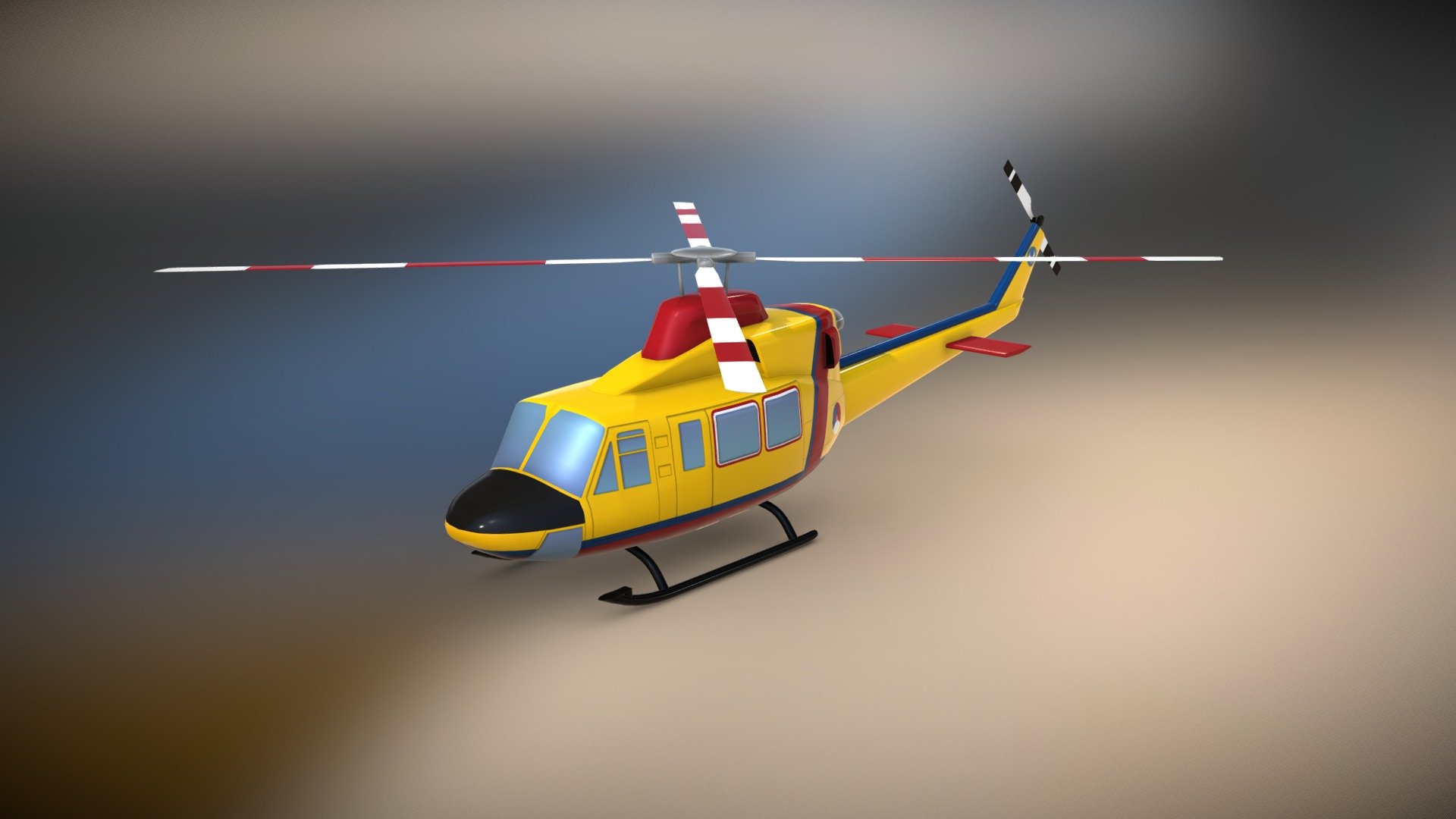 Augusta Bell 412 helicopter - deep3dsea