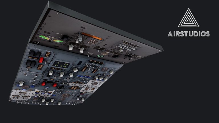 Download Boeing 737 Overhead Panel 3D Model | deep3dsea