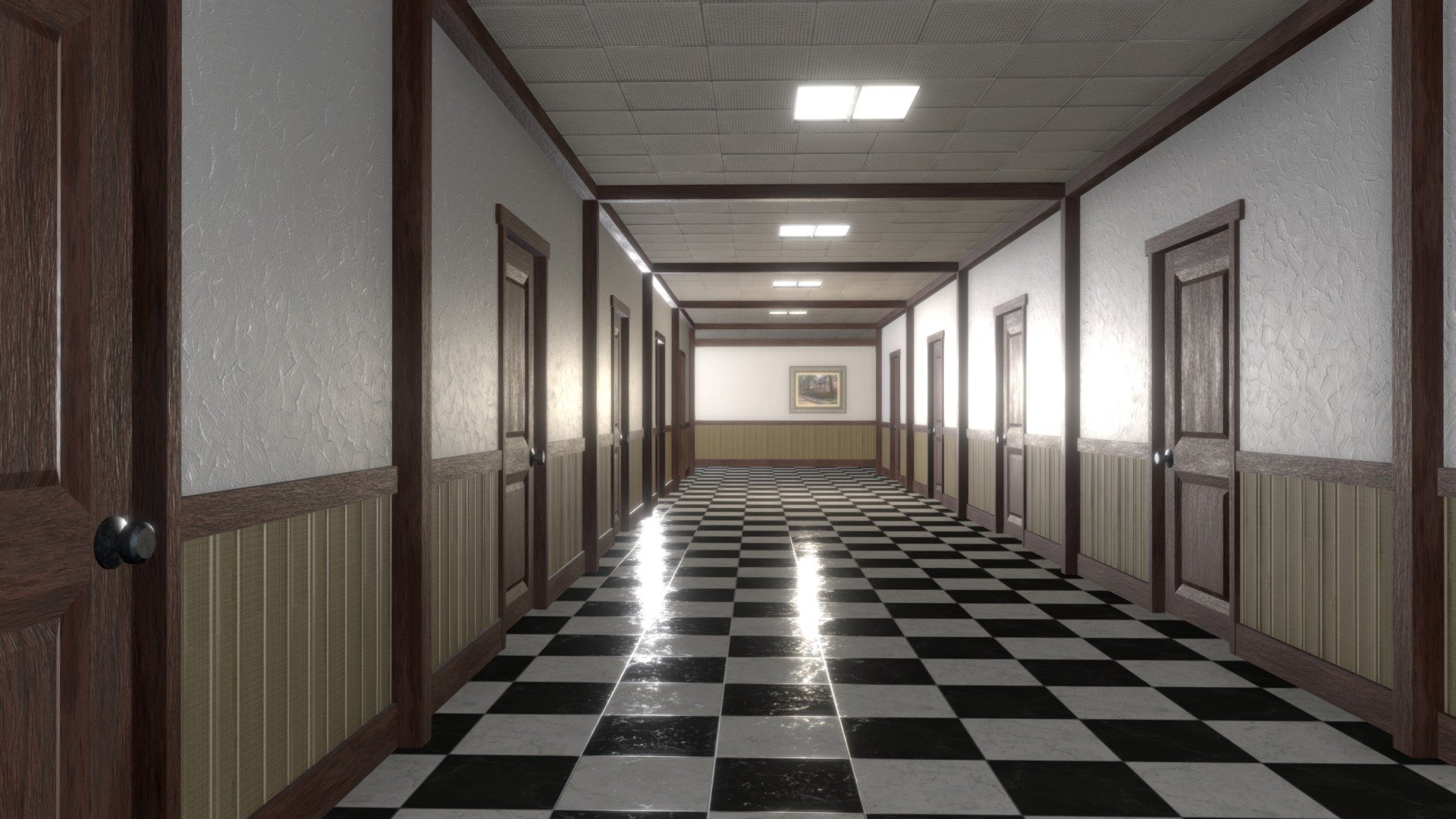 Building Hallway - deep3dsea