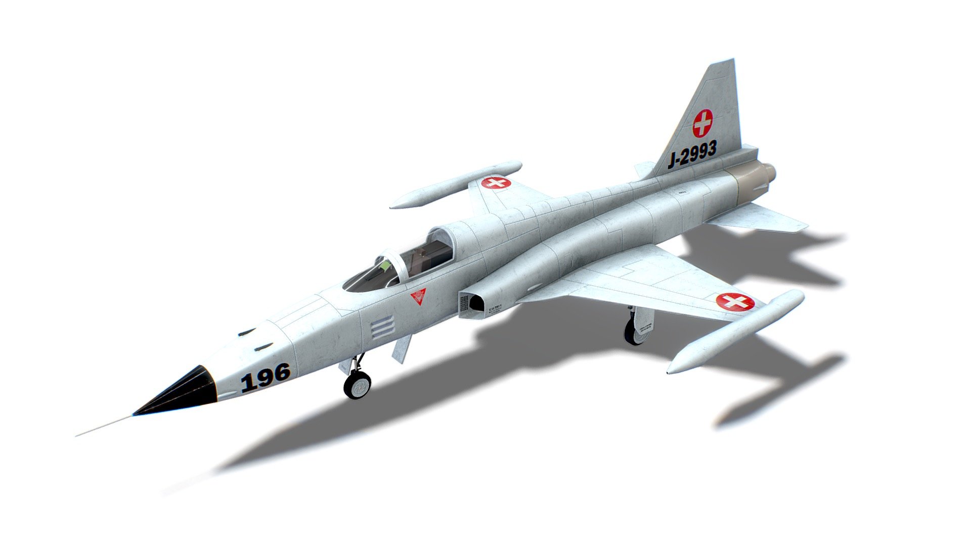 F-5 Tiger II Jet Fighter Aircraft - deep3dsea