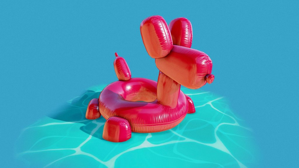 Inflatable Dog Balloon (Printable) - deep3dsea