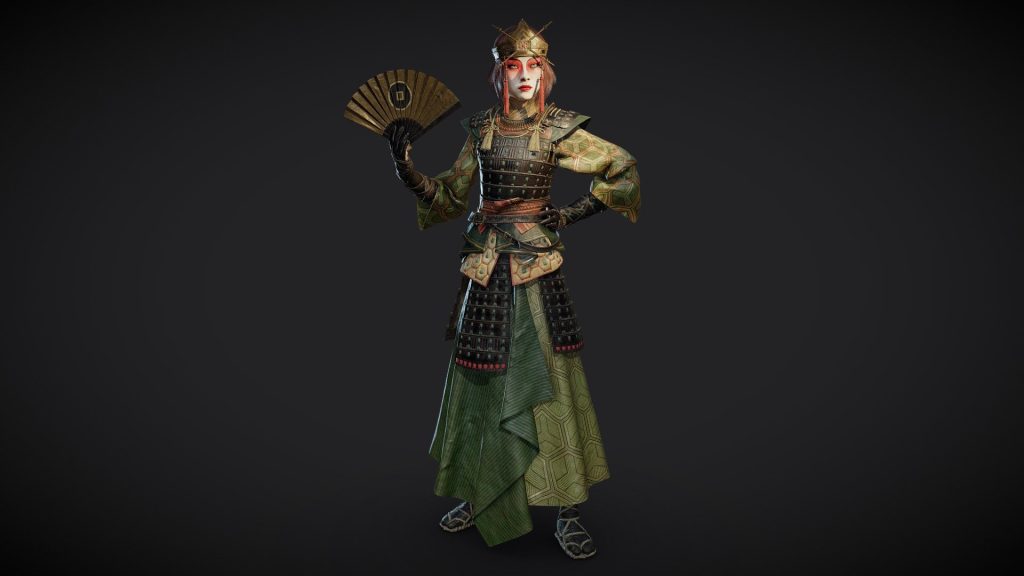 Download Kyoshi warrior Suki (ATLA fanart) 3D Model | deep3dsea