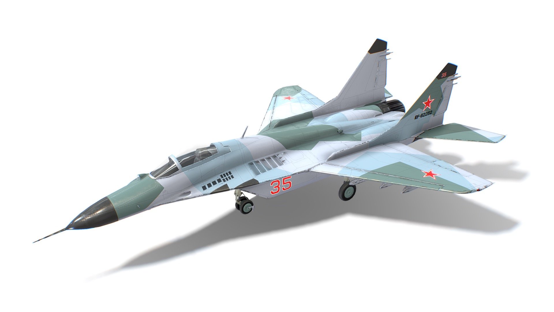 MIG-29 Fulcrum Jet Fighter Aircraft - deep3dsea